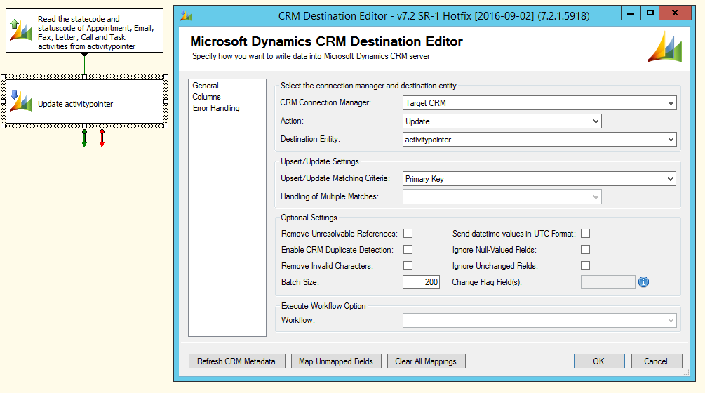Migrating CRM Activity Entities Properly