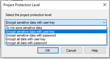 Preserving Sensitive Properties in SSIS Packages