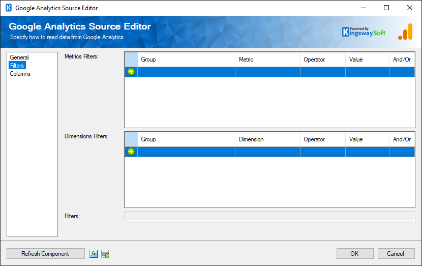 Help Manual - Google Analytics Source - SSIS Productivity Pack
