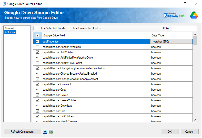 Help Manual - Google Drive Source - SSIS Productivity Pack