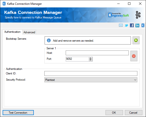 Help Manual - Kafka Connection Manager - KingswaySoft