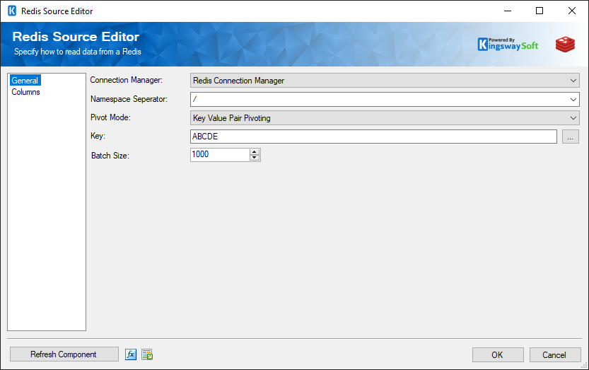 Help Manual - Redis Source Component - KingswaySoft