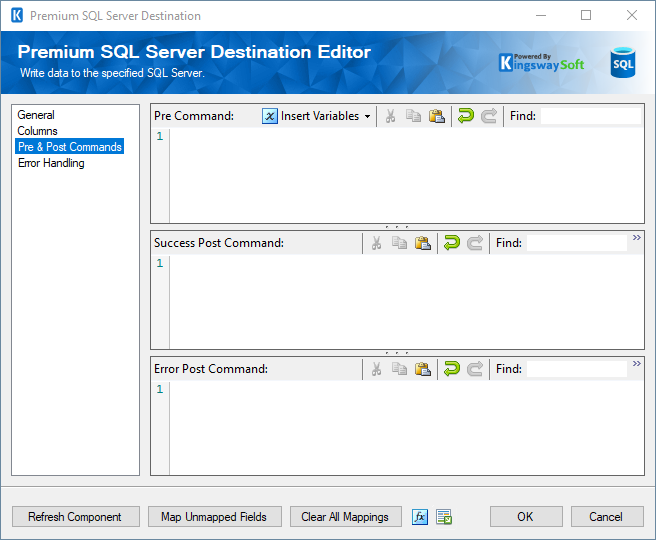 Help Manual - Premium SQL Server Destination
