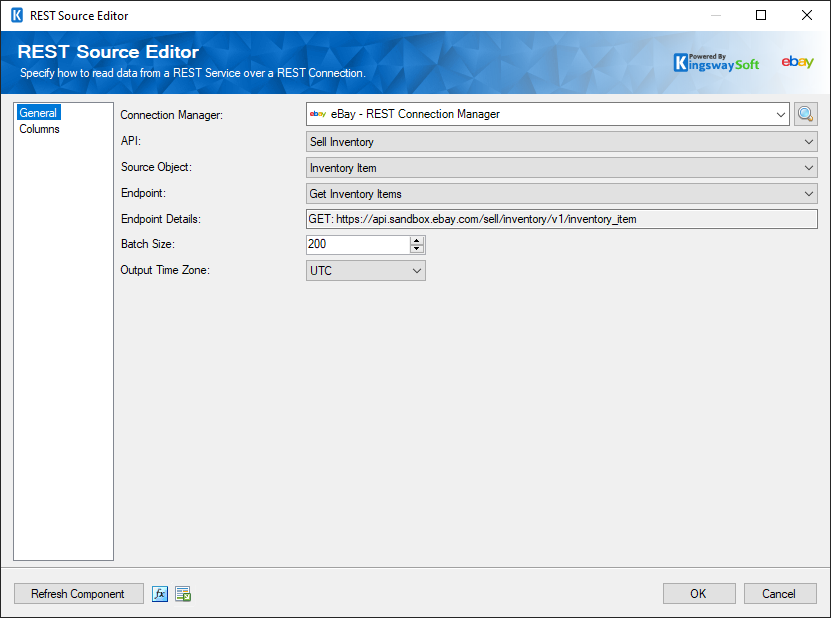 Help Manual - eBay Source - SSIS Productivity Pack